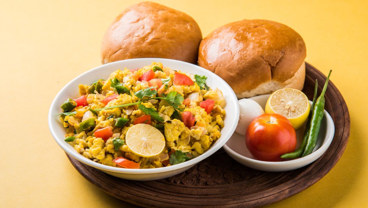 Anda bhujji snack