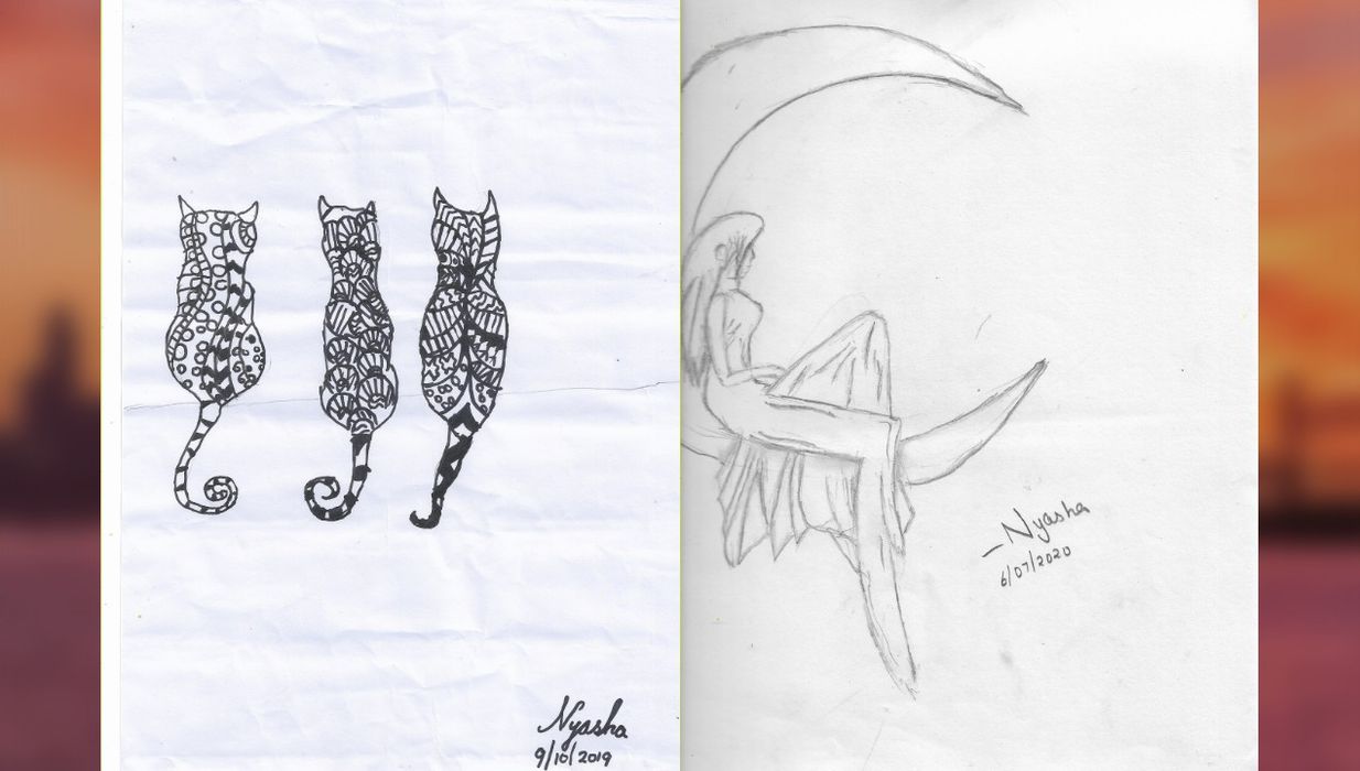 Sketching is a good way to express yourself